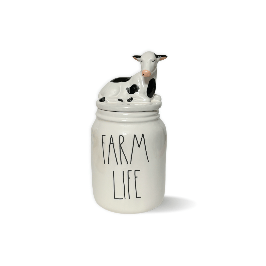 Rae Dunn Farm Line Canisters Cow, Pig, Chicken | Farmhouse Kitchen Dec ...